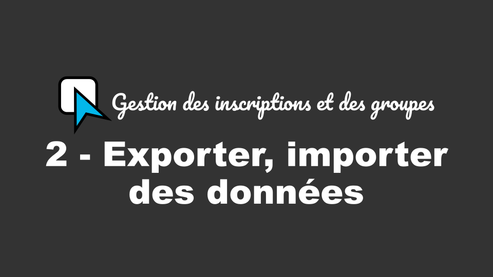 ArtoisTV - 2 - Exporter Et Importer Des Données Dans La…